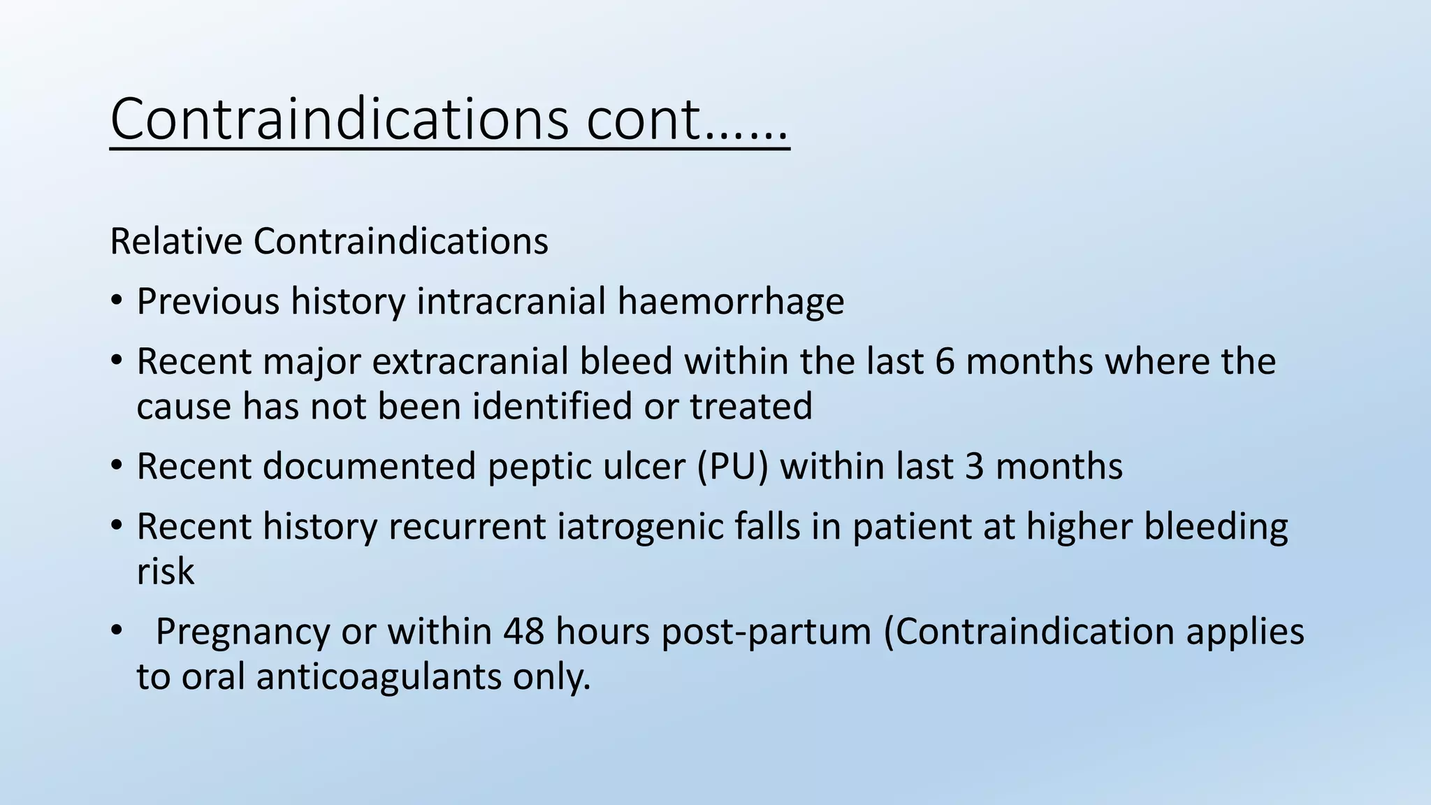 Antiplatelets and anticoagulants | PPTX