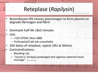 Antiplatelets and anticoagulation in AMI | PPT