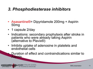 Antiplatelets and nch asam | PPTX