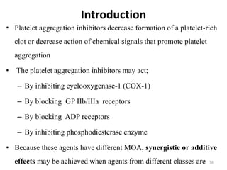 Antiplatelets thrombolytics and drugs for bleeding 2023.pptx
