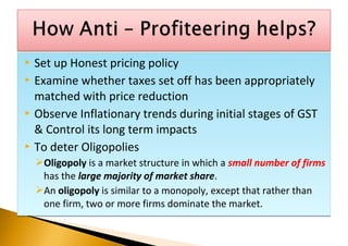 Anti profiteering | PPS