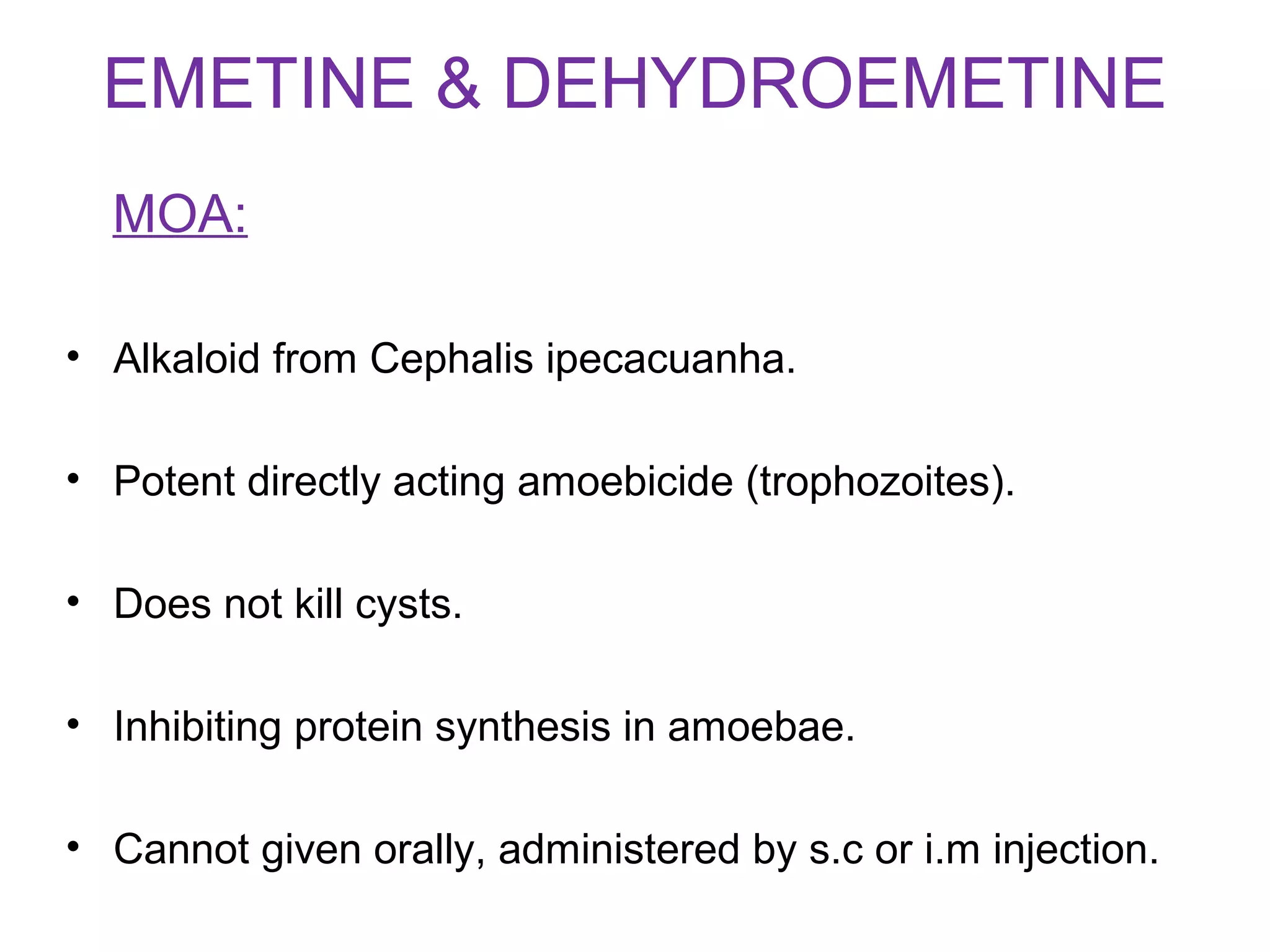 Antiprototozoal drugs | PPT
