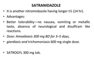 Antiprototozoal drugs | PPT