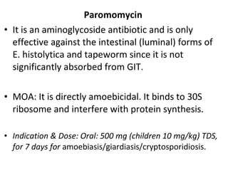 Antiprototozoal drugs | PPT