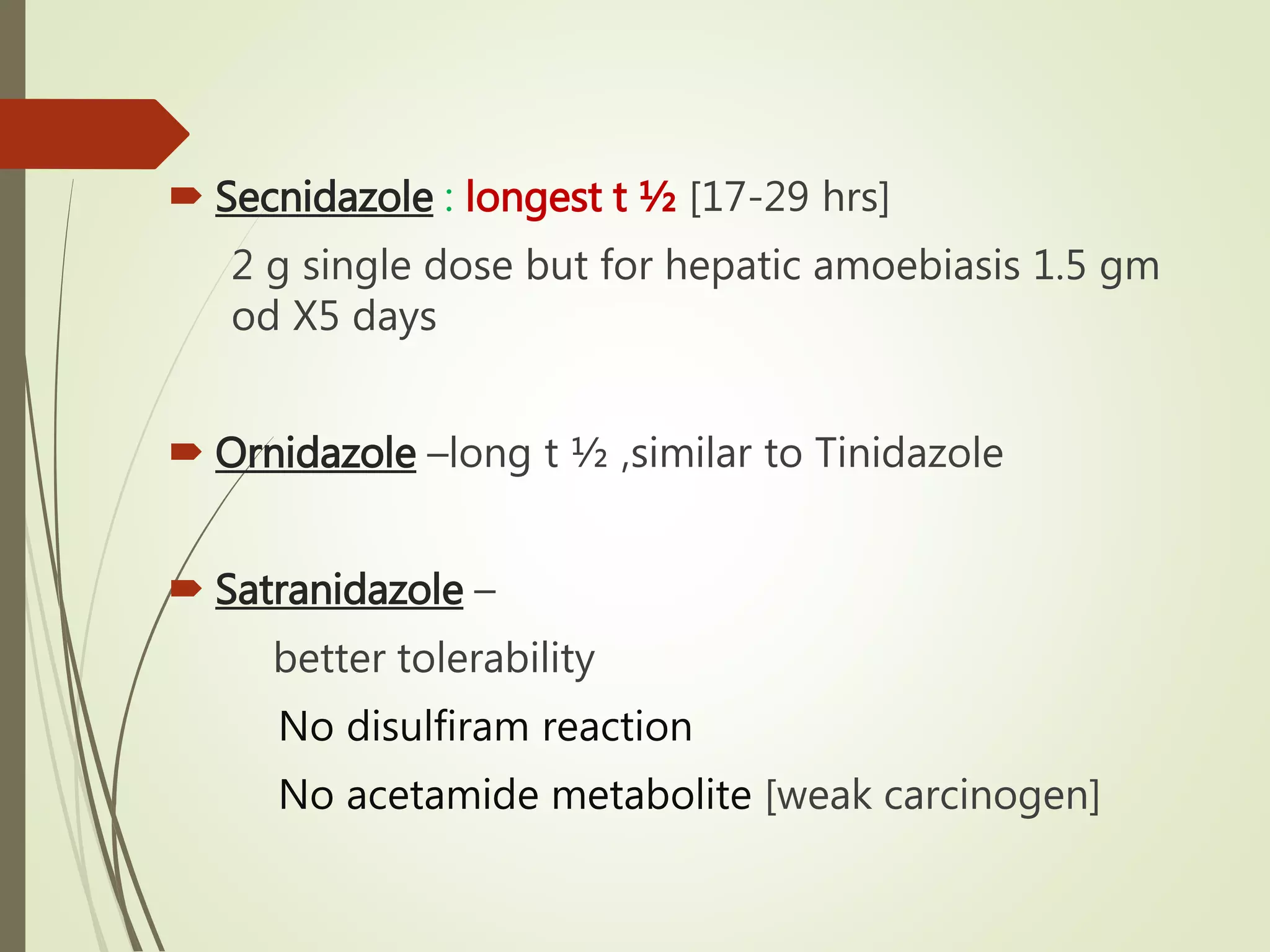 Anti Amoebic Drugs | PPTX