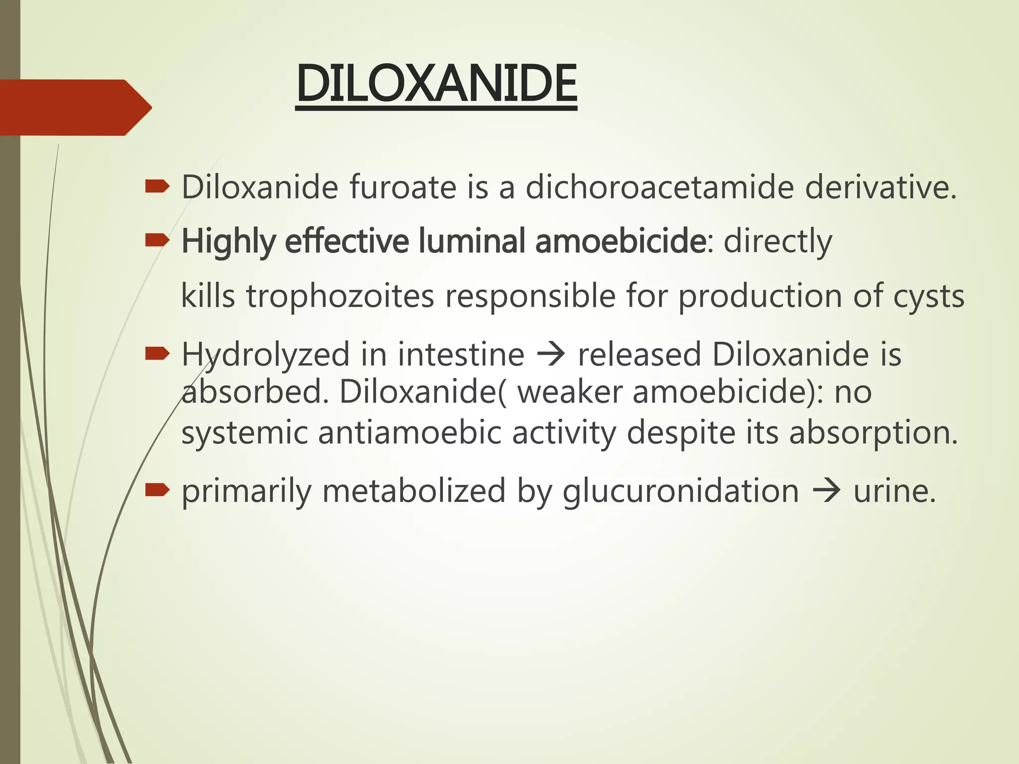 Anti Amoebic Drugs | PPTX
