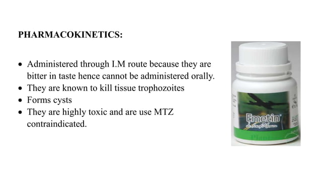 Drugs used in protozoal infections with antiprotozoal drugs | PPTX