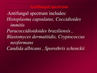 ANTIPROTOZOAL AND ANTIFUNGAL DRUGS...... | PPT