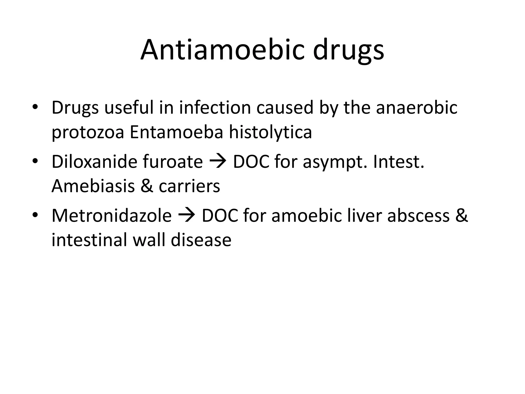 Antiprotozoal drugs | PPTX