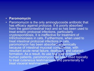 Antiprotozoal drugs classification,mechanism of action uses and adverse ...