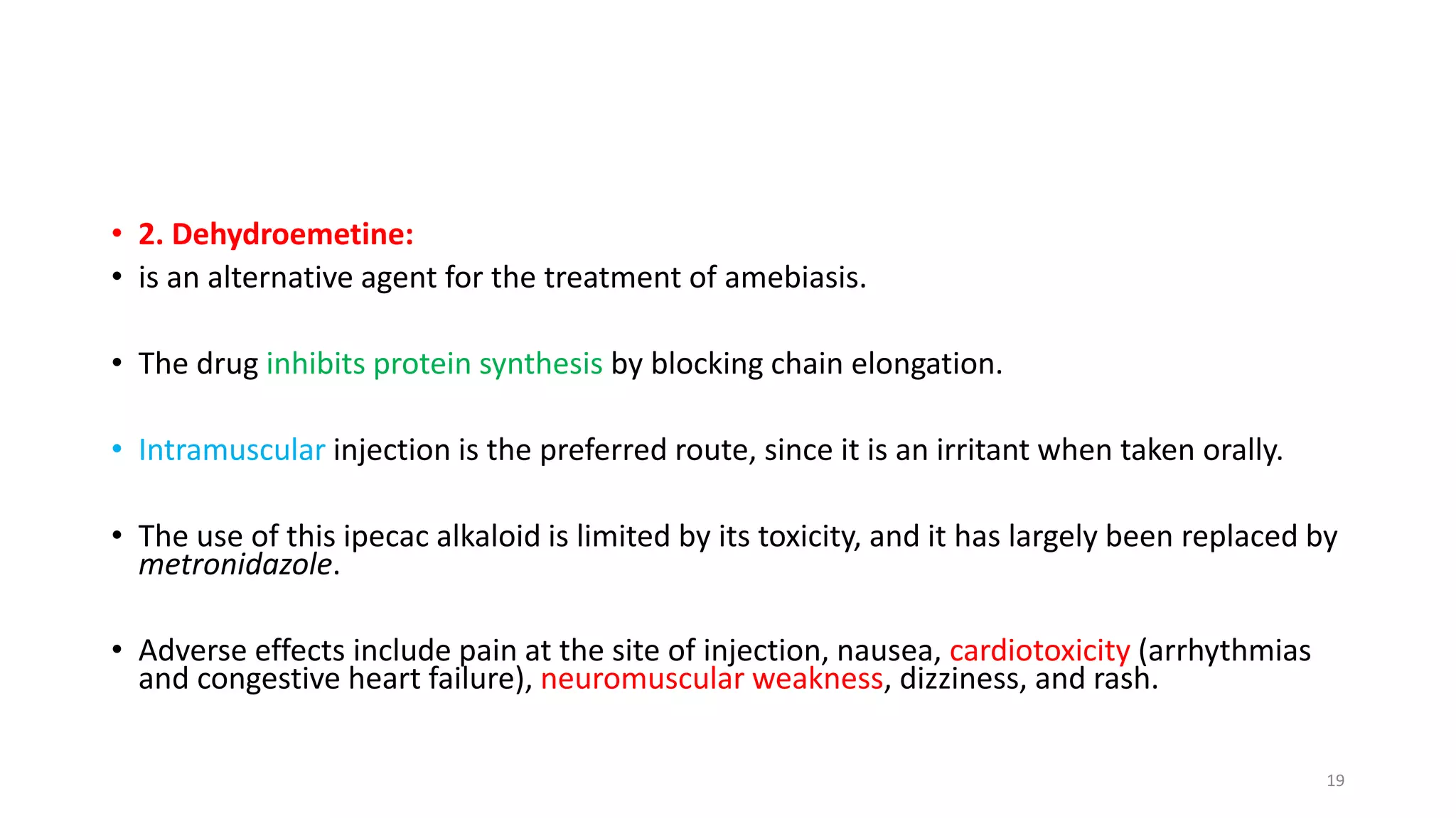 Pharmacology - Antiprotozoals | PDF