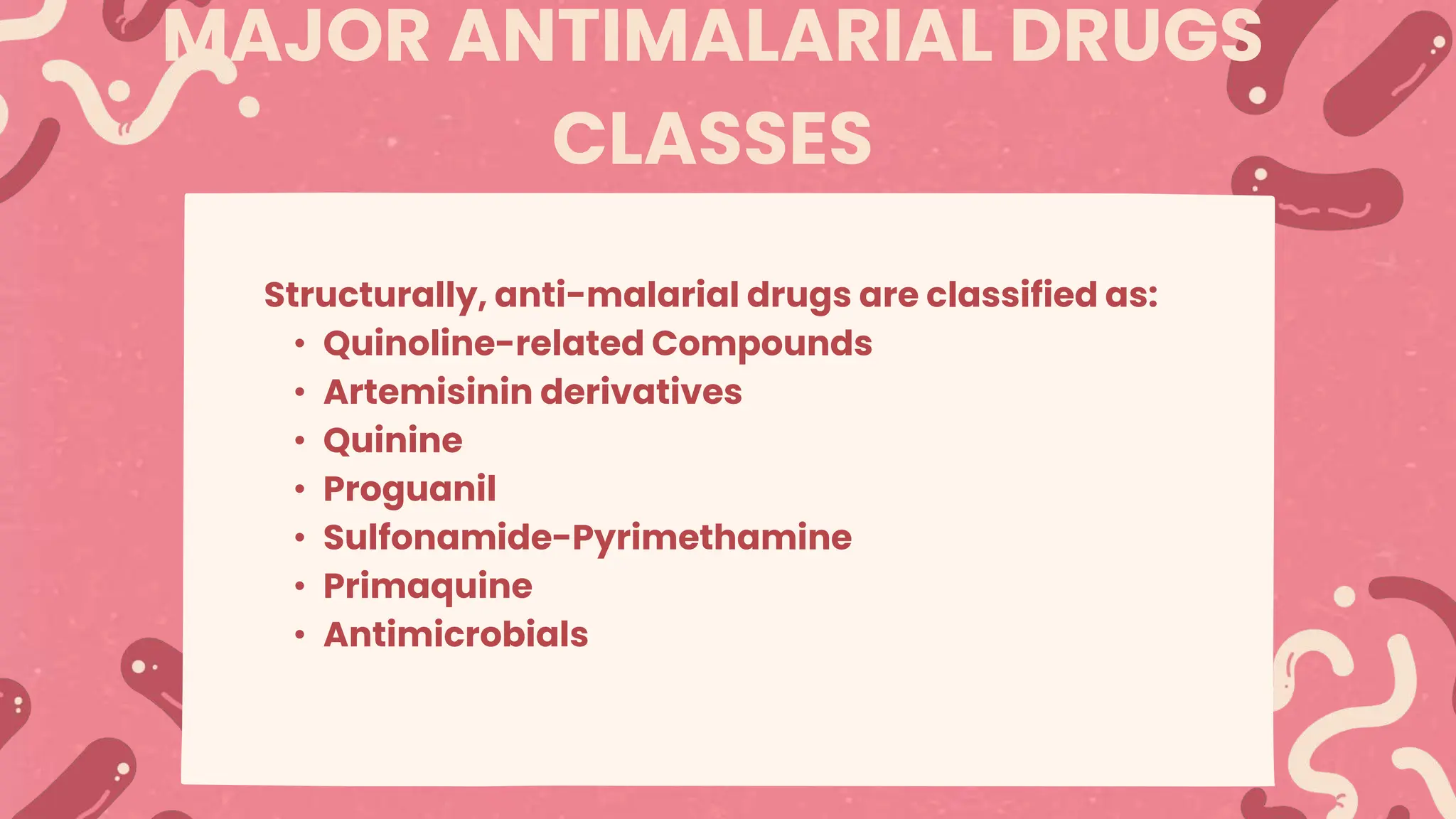 ANTIPROTOZOANS AND DRUGS USED IN TREATMENT OF MALARIA.pptx