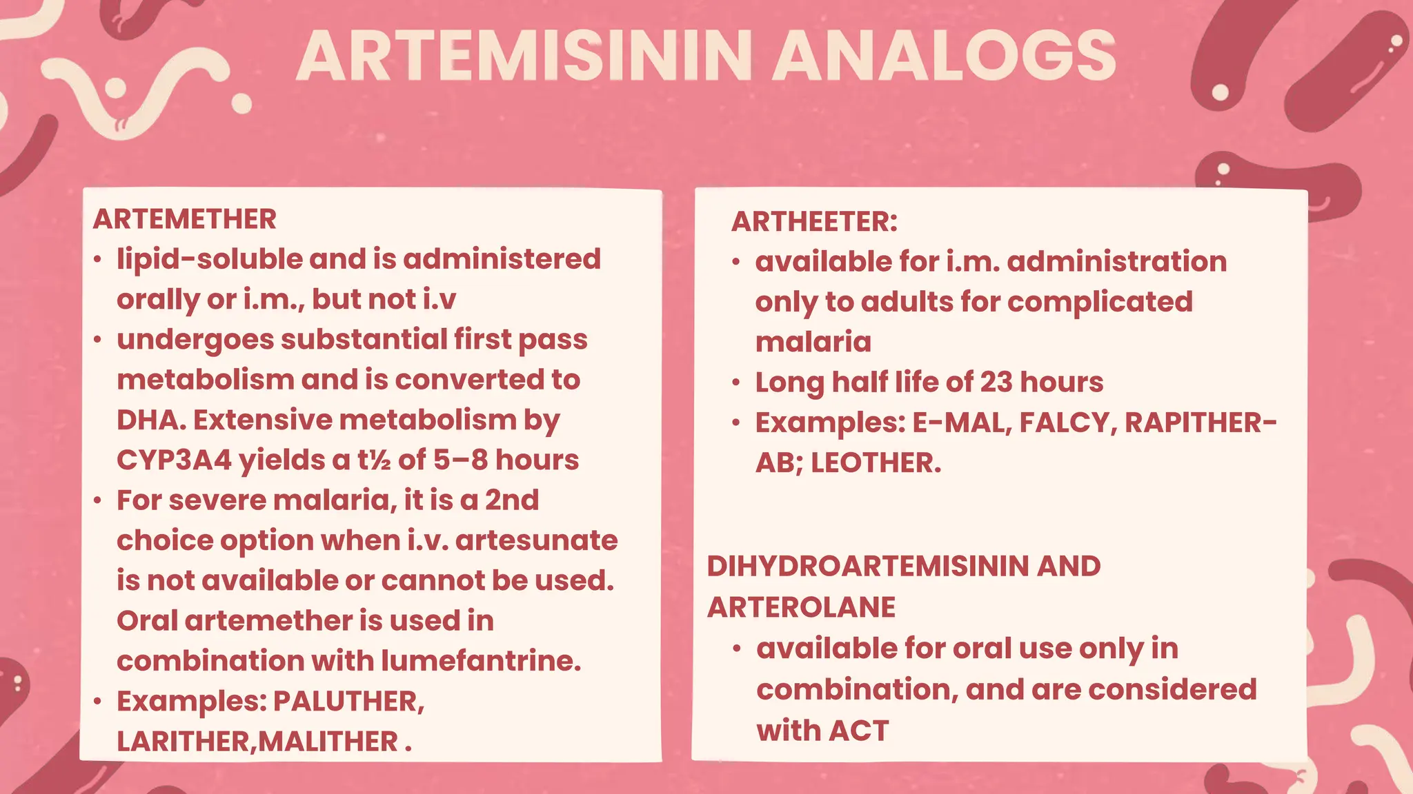 ANTIPROTOZOANS AND DRUGS USED IN TREATMENT OF MALARIA.pptx