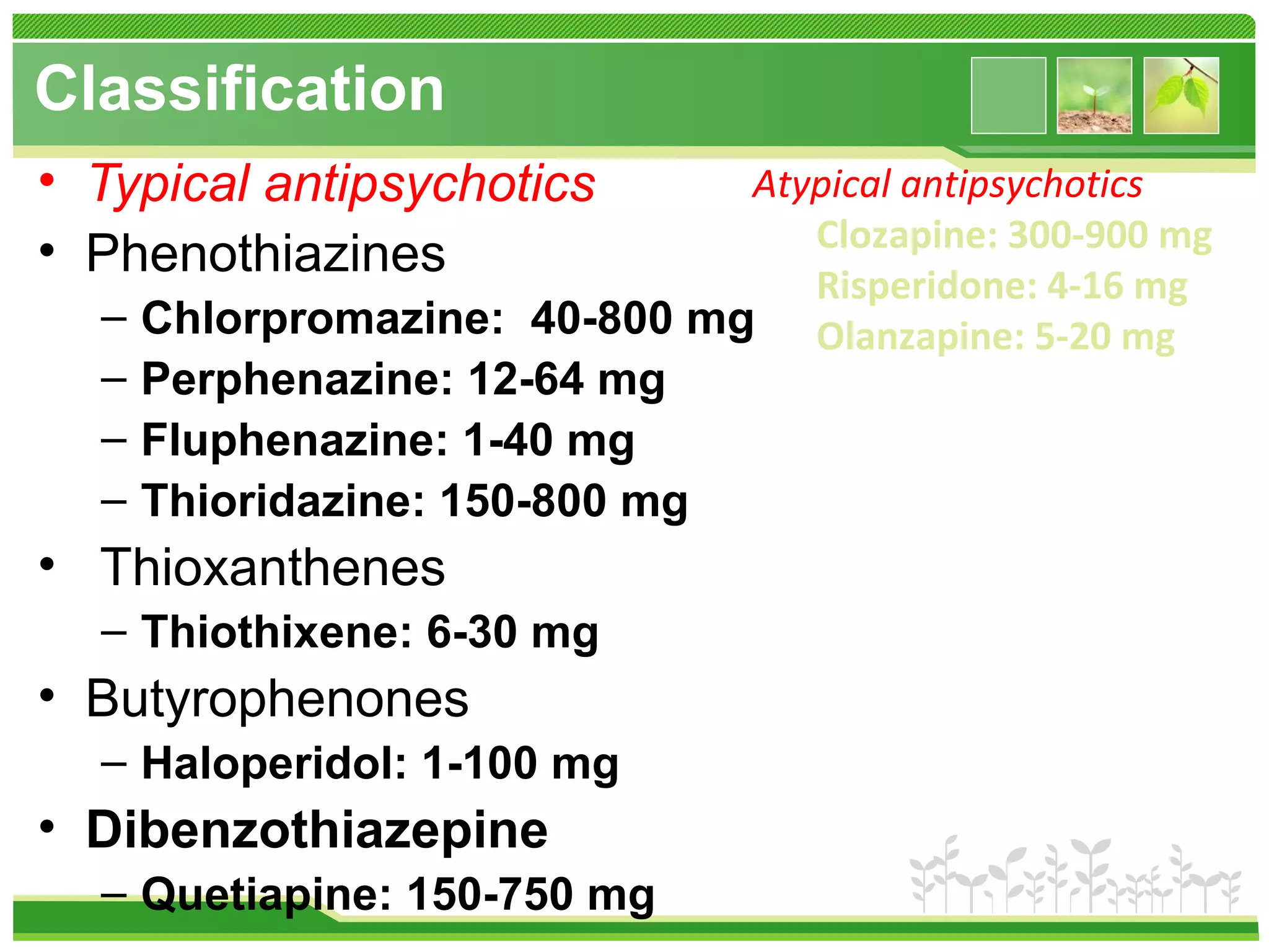 Antipsychotics, antipsychotic drugs, major tranquilizers, tranquilizers ...