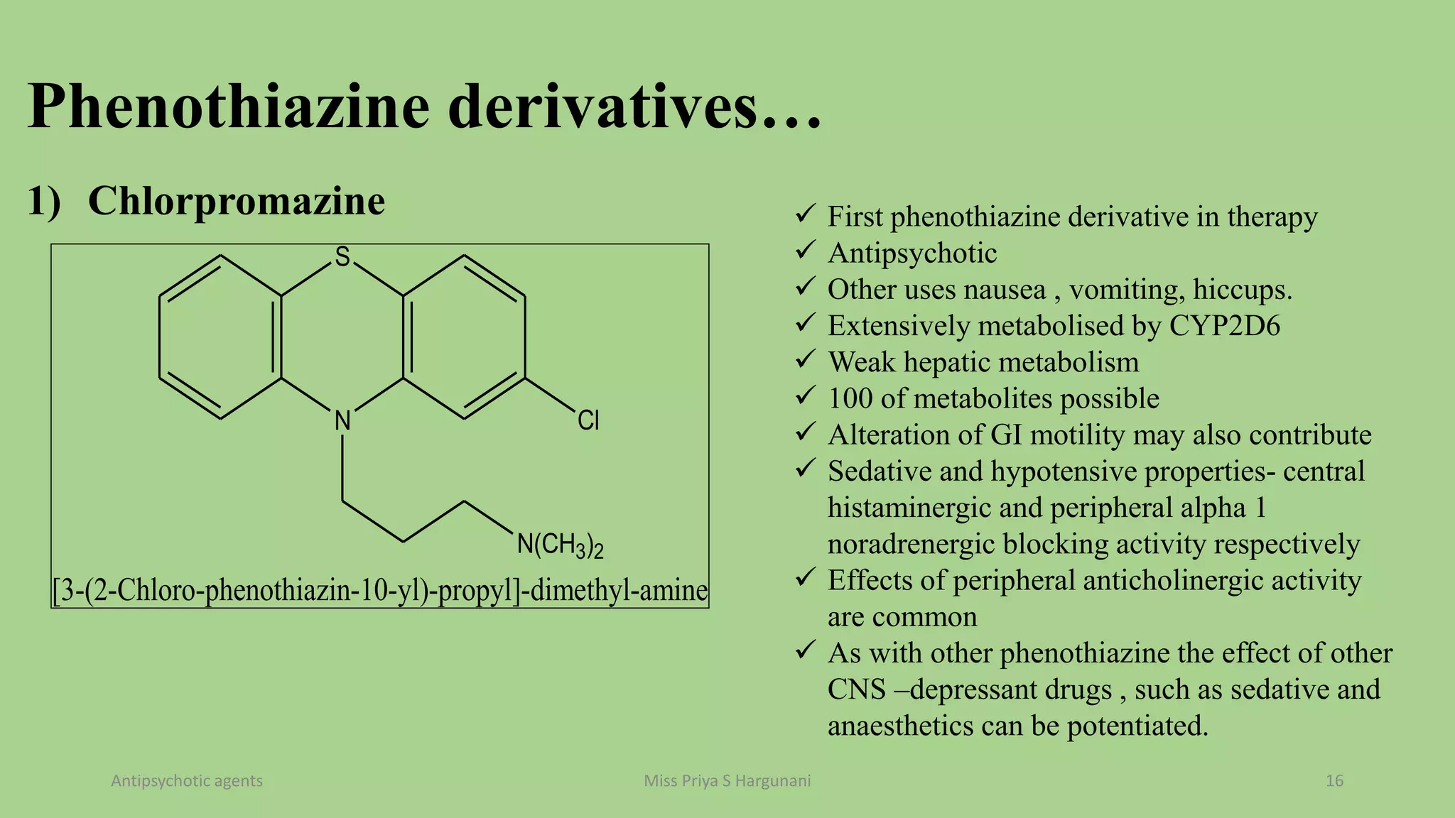 Antipsychotic agents (1) | PPTX