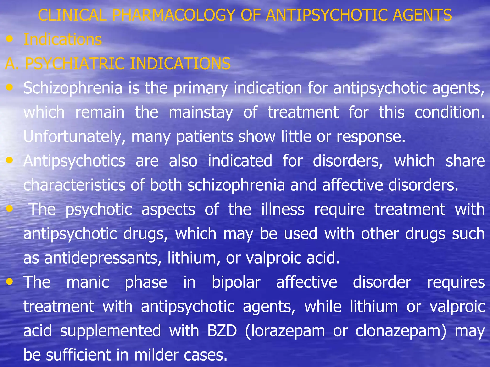 pharmacology of Antipsychotic Agents & Lithium.ppt
