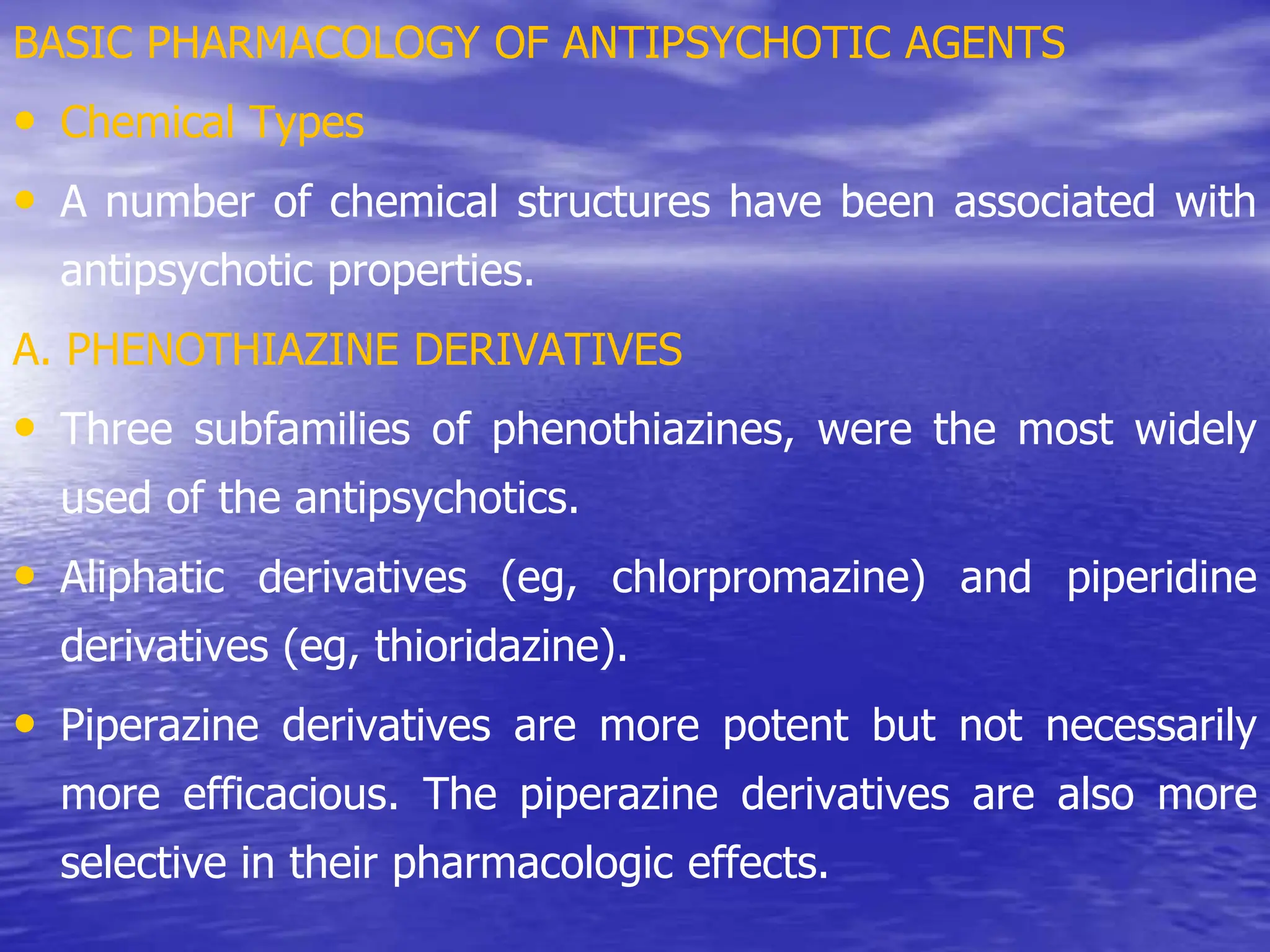 pharmacology of Antipsychotic Agents & Lithium.ppt