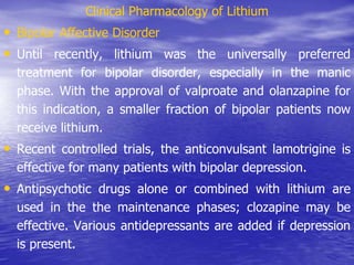 pharmacology of Antipsychotic Agents & Lithium.ppt