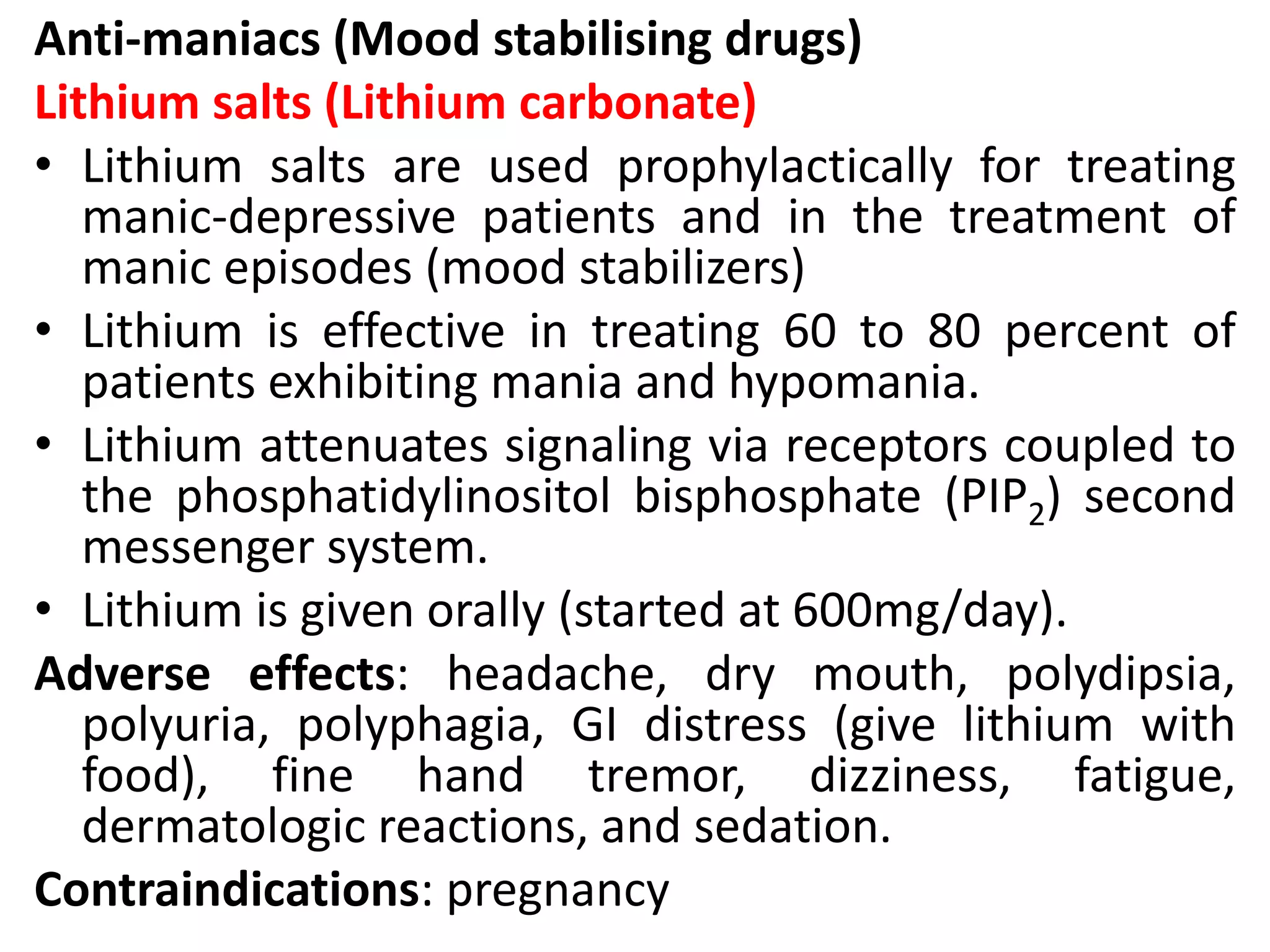 Antipsychotics, Antidepressants (dopamine) | PPTX