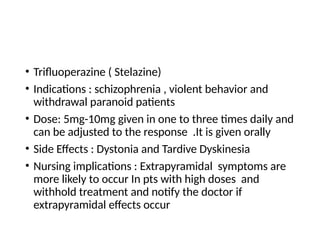 ANTIPSYCHOTIC Drugs in pharmacology major | PPTX