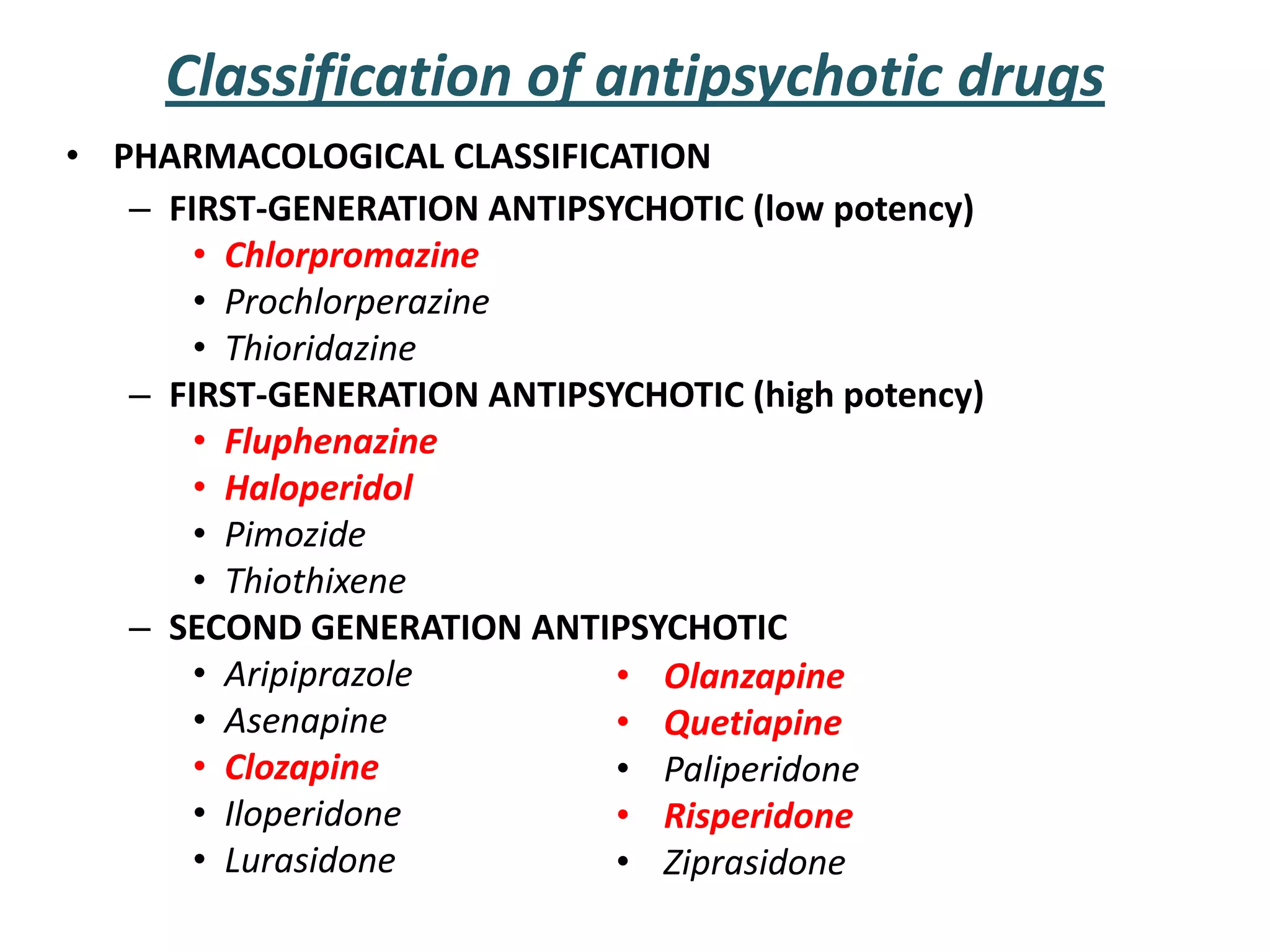 Antipsychotic drugs | PPTX
