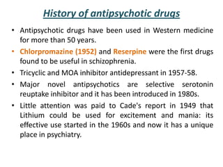 Antipsychotic drugs | PPTX