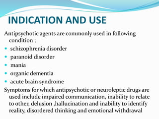 Antipsychotic drugs | PPTX