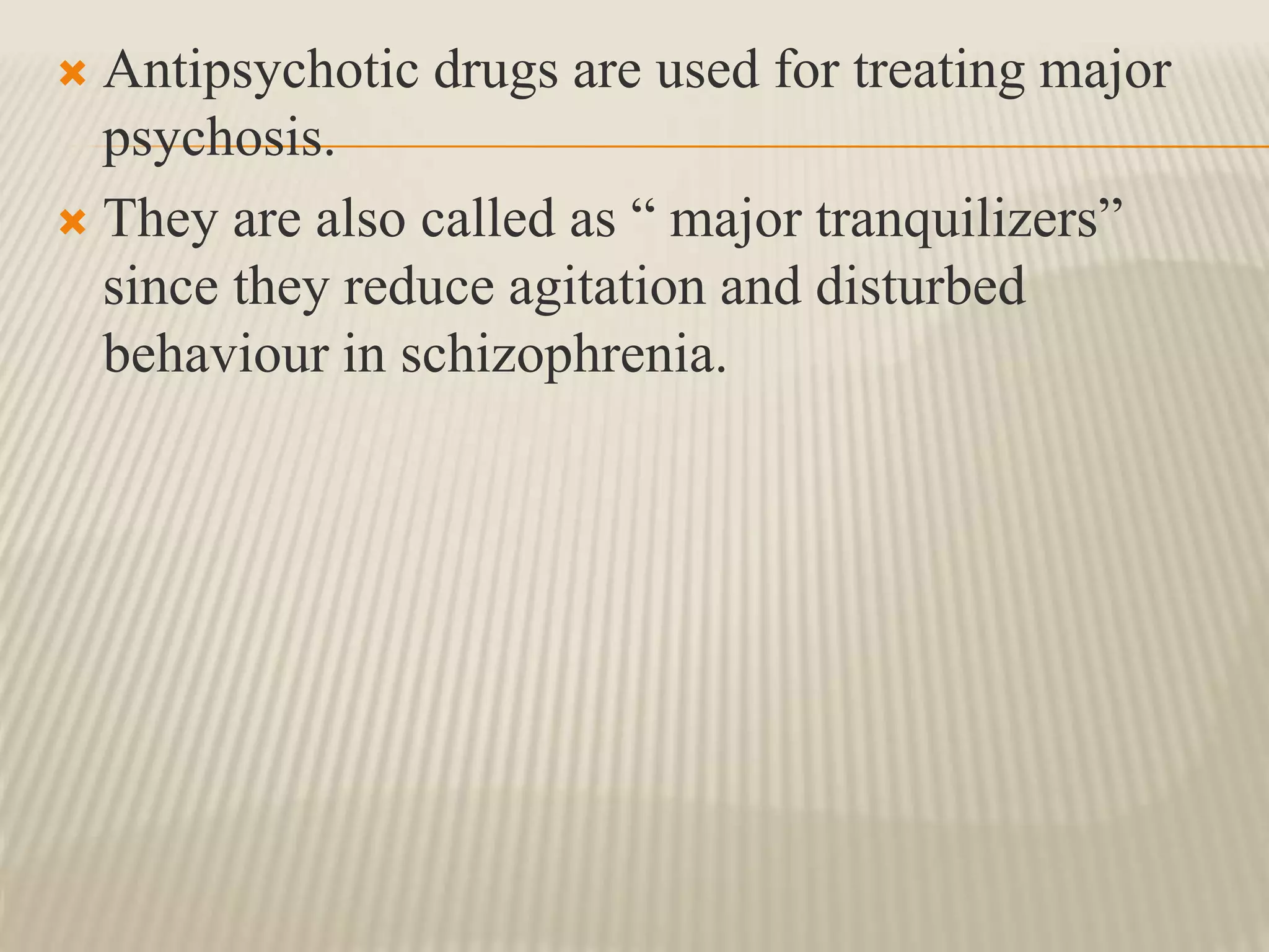 Antipsychotic drugs by dr nadira sultana | PPTX