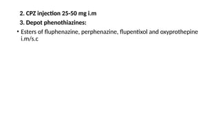 drugs used in psychosis, depression, and schizophrenia | PPTX