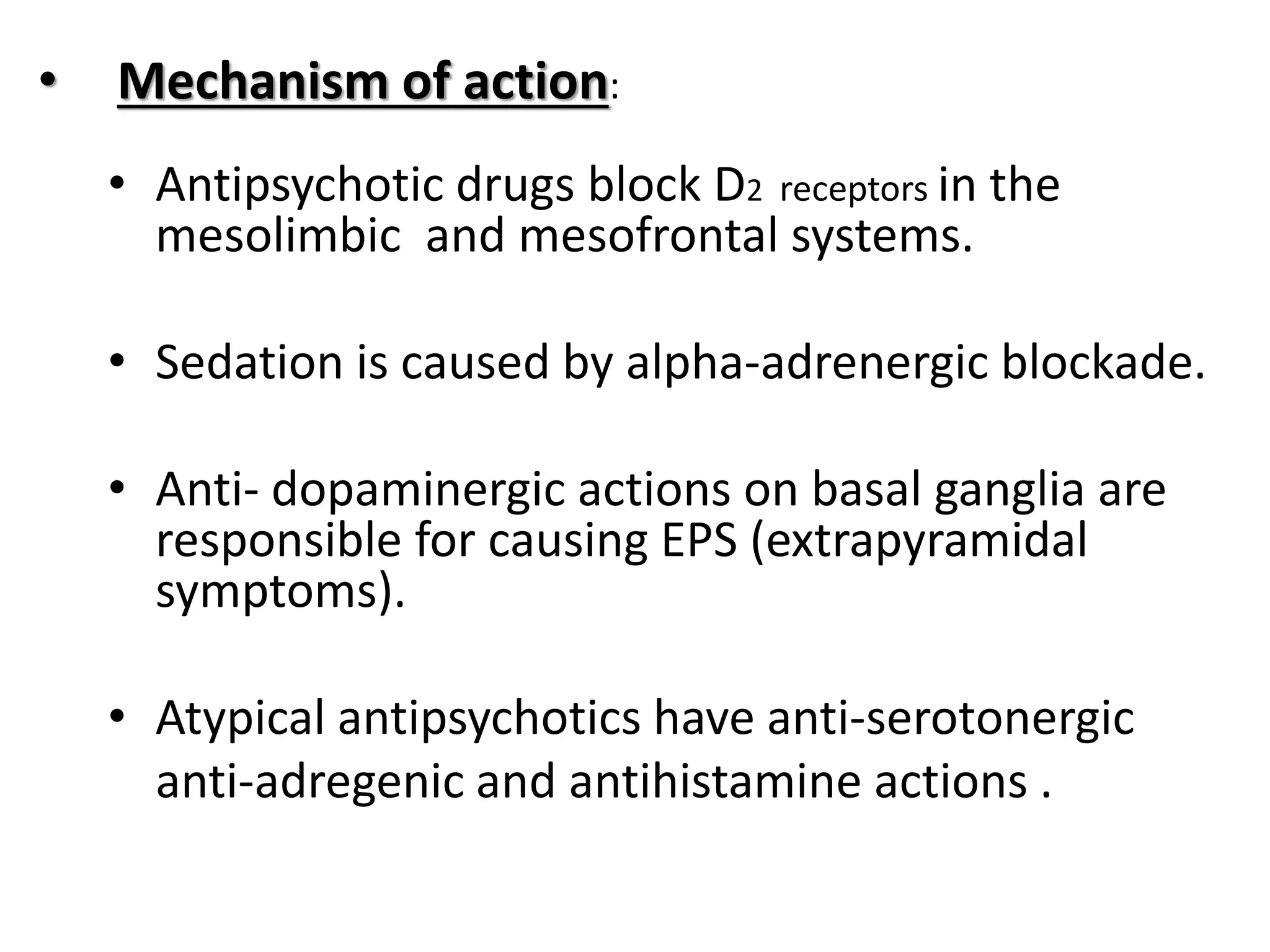 Antipsychotic drugs ppt | PPTX