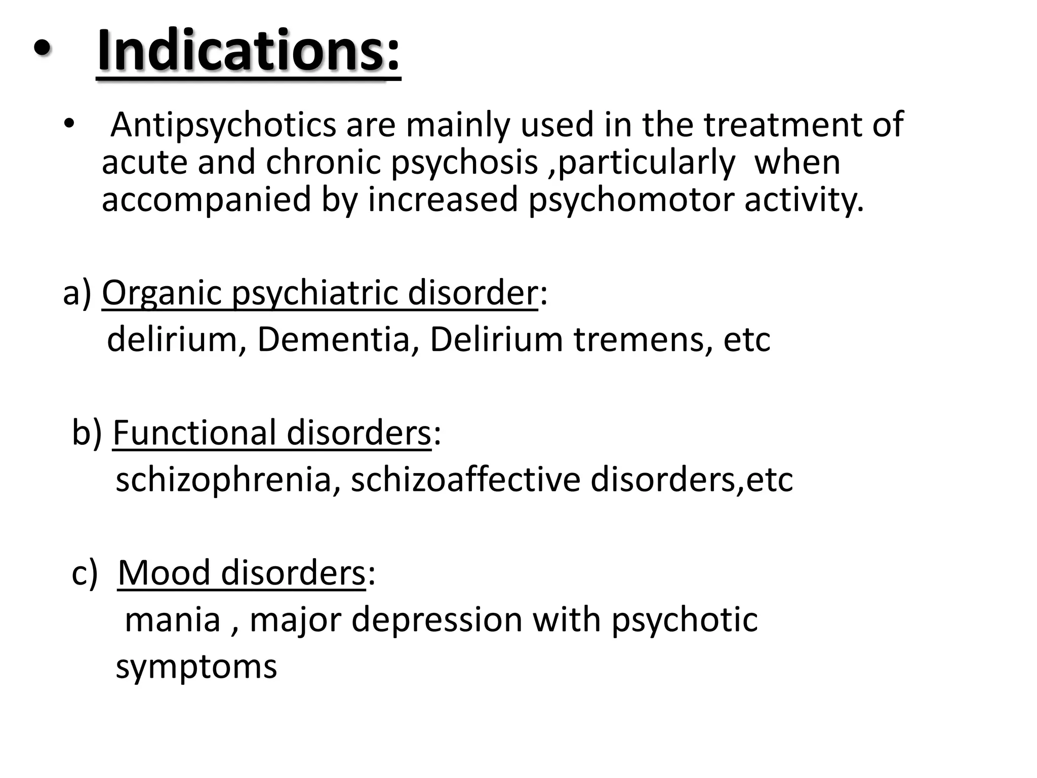 Antipsychotic drugs ppt | PPTX