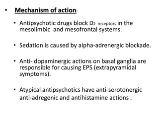 Antipsychotic drugs ppt | PPTX
