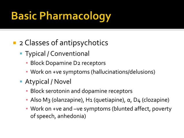 Antipsychotic medications | PPT