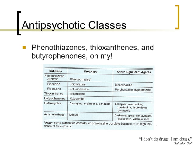 Antipsychotics | PPT | Brain and Nervous System Disorders | Diseases ...