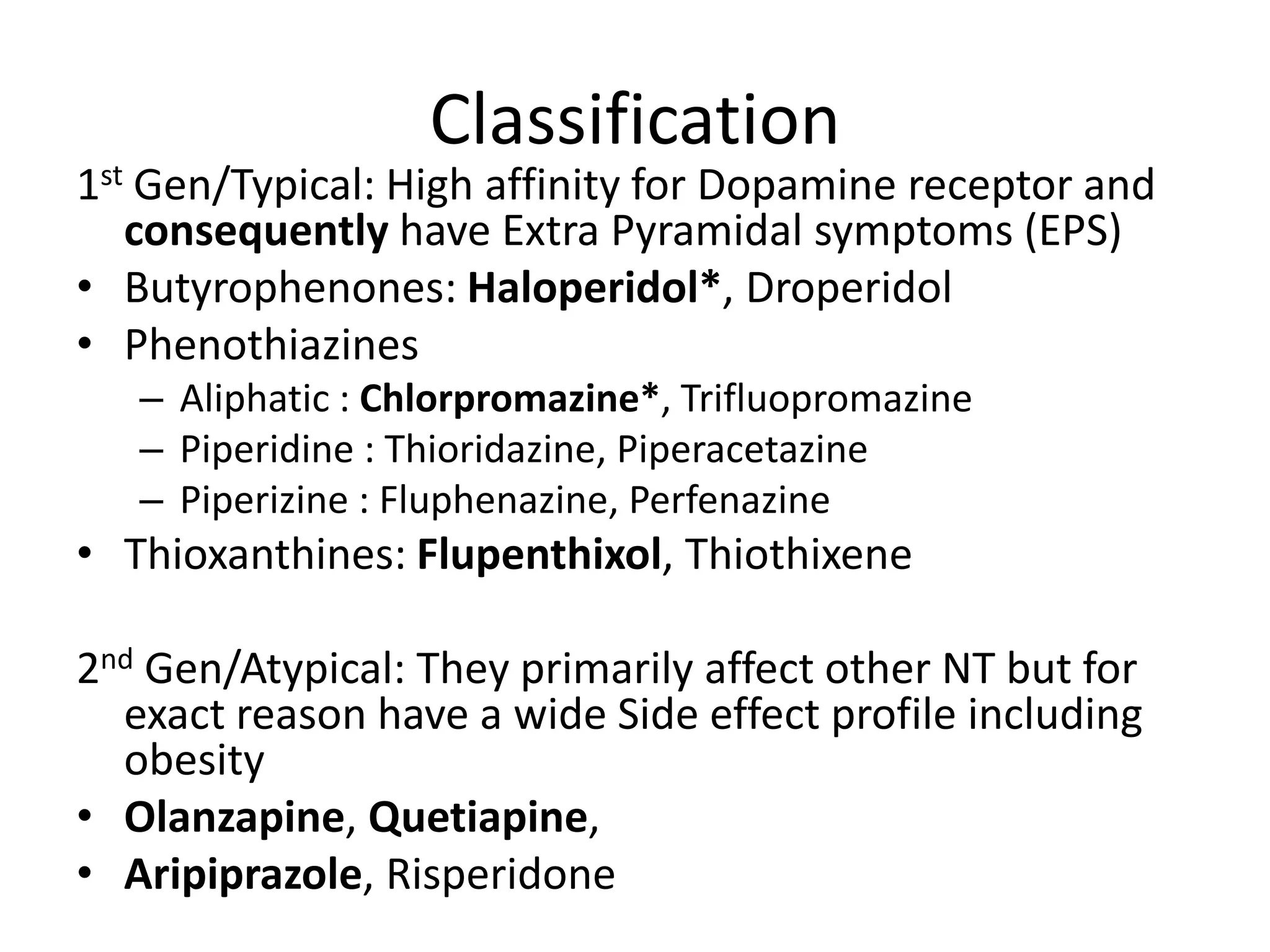 Antipsychotics Med chem lecture | PPTX