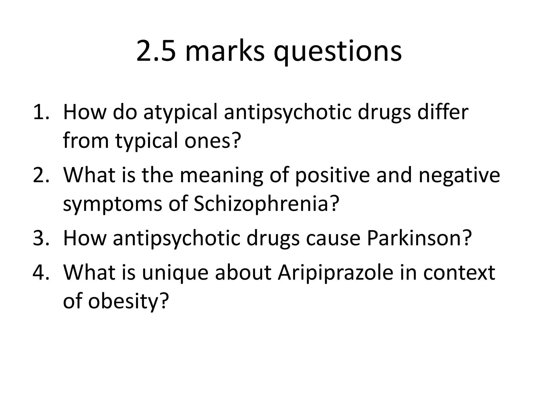 Antipsychotics Med chem lecture | PPTX