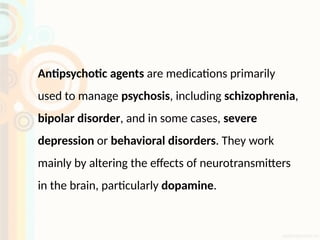 Pharmacology of Antipsychotics drugs.pptx