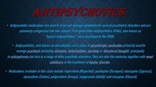 Antipsychotics drugs | PPTX