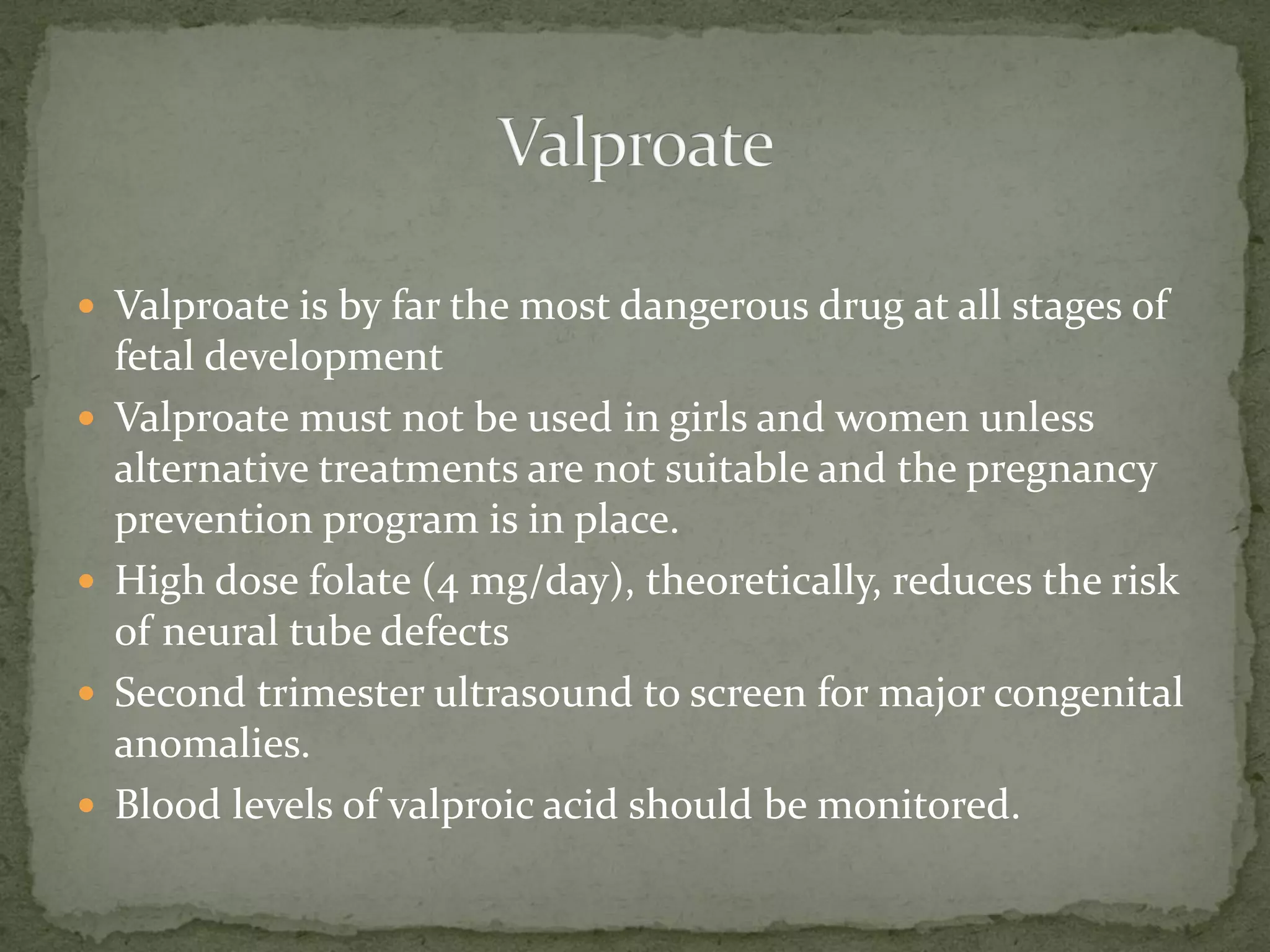 Antipsychotics and mood stabilizers in pregnancy | PDF