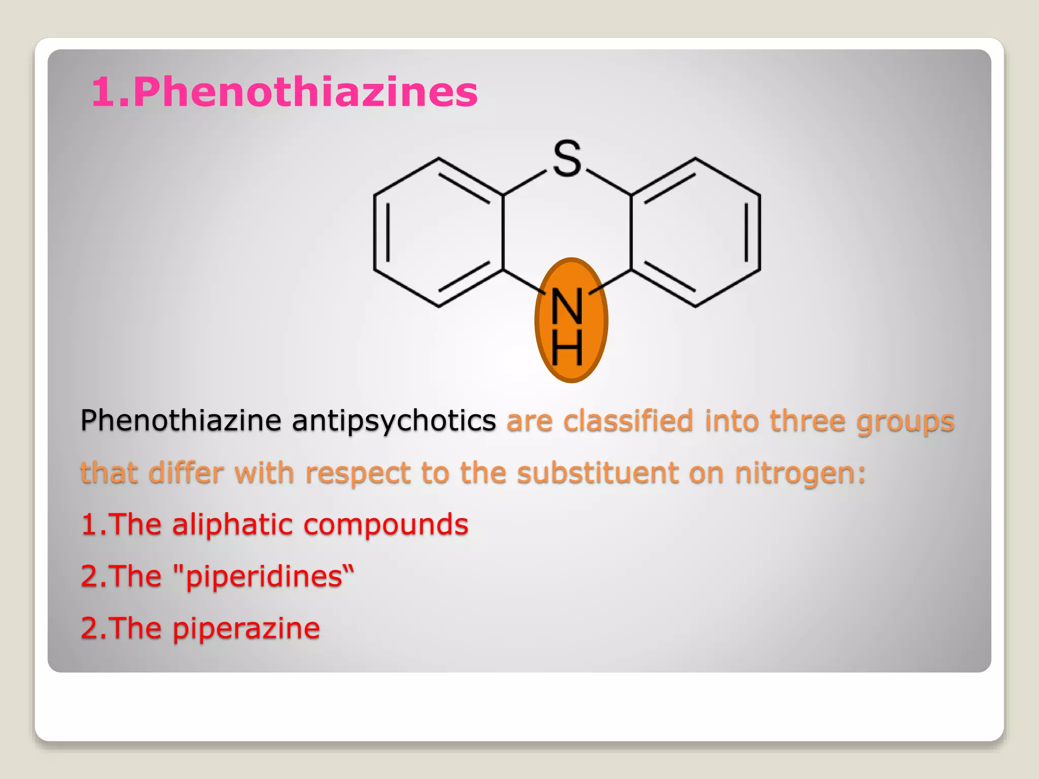 Antipsychotics classification | PPTX