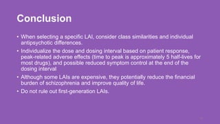 Antipsychotics long acting injections | PPTX