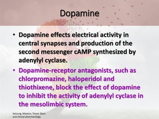 Antipsychotics, pharmacodynamics | PPSX