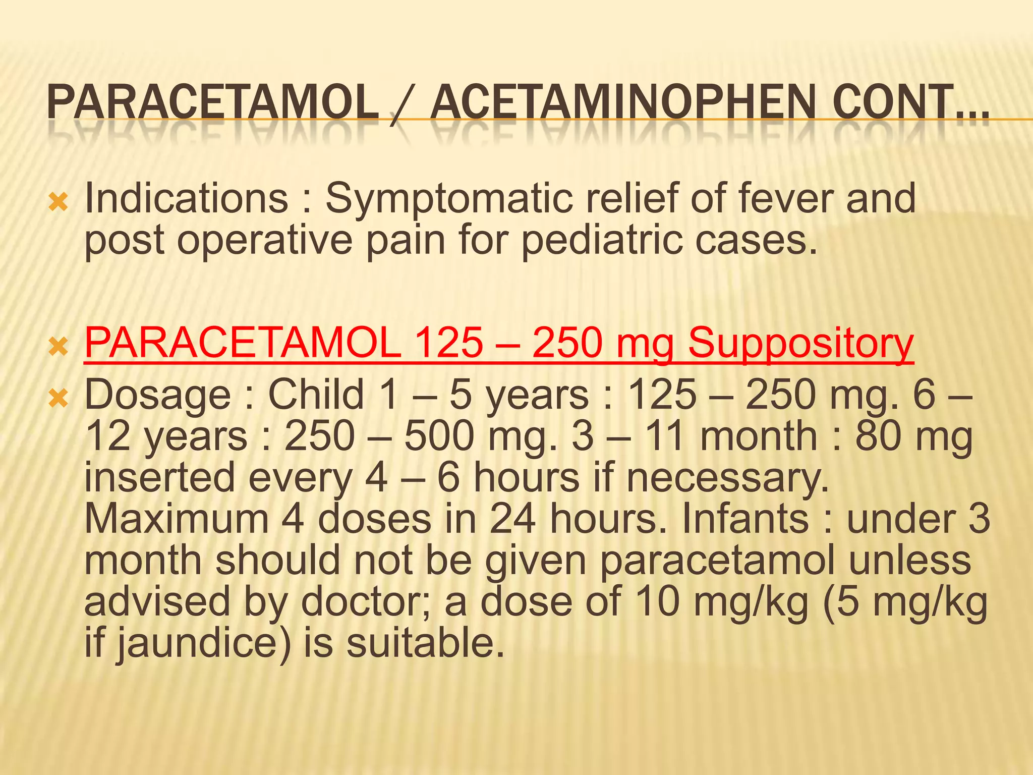 Antipyretic drugs | PPTX