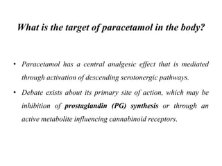 PARACETAMOL PHARMACOLOGY | PPTX