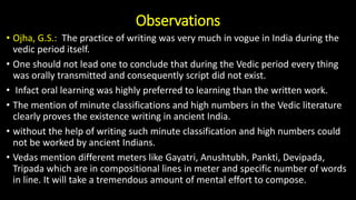 antiquity of writing in ancient India- literary & archaeological ...