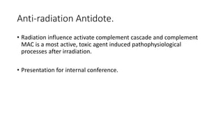 Antiradiation antidote | PPT