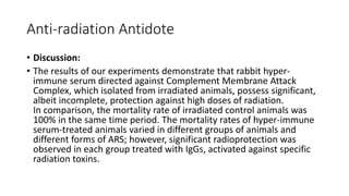 Antiradiation antidote | PPT
