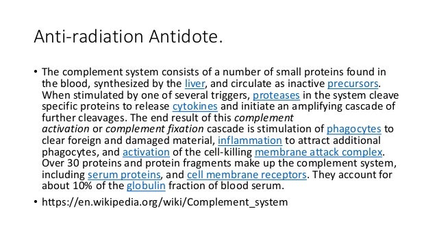 Antiradiation antidote