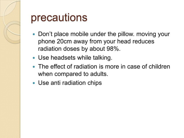 Anti radiation chips | PPTX