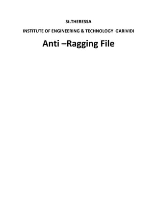 Antiragging | PDF